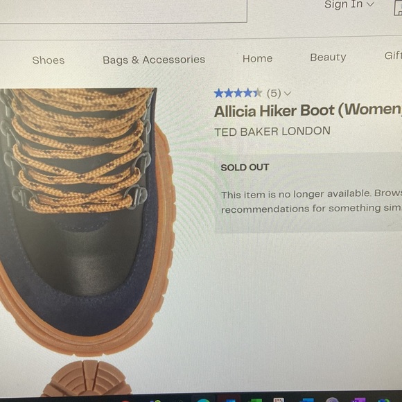 Ted Baker London | Shoes | Nwt Ted Baker Allicia Womens Hiker Boot ...